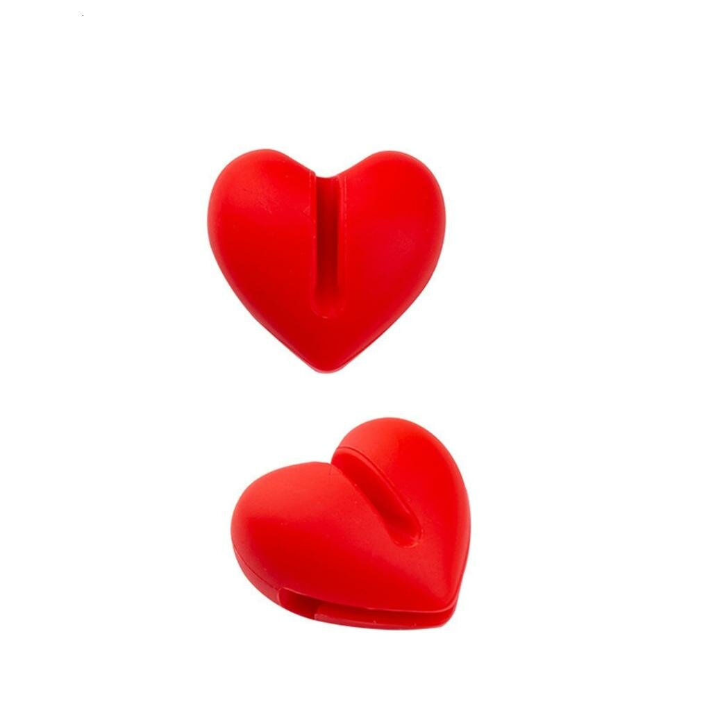 Клипсы для датчиков температуры, красное сердце