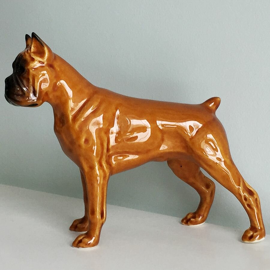 Фаянсовая скульптура Боксер Sr-VH-110