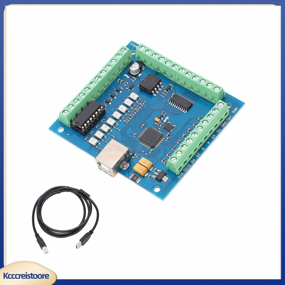 Контроллер ЧПУ на 4 оси для гравировального станка, плата управления движением, USB интерфейс