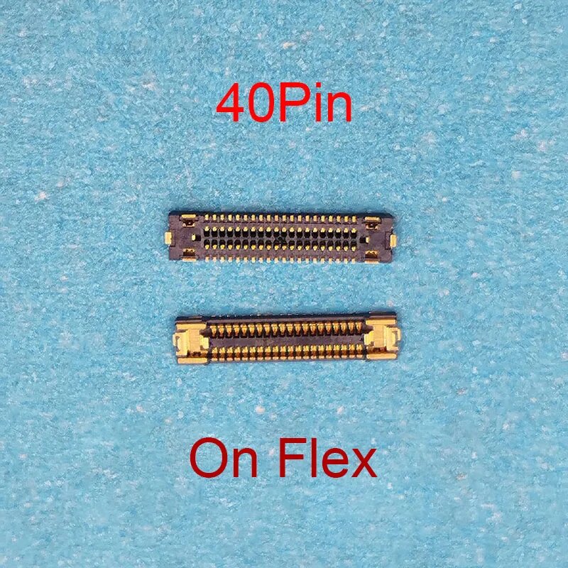 5 шт, 40-контактный USB-зарядное устройство, разъем FPC для зарядки на материнской плате для Samsung Galaxy A40S A3050 A3058 A407F, разъем 5pcs On Flex 40pin