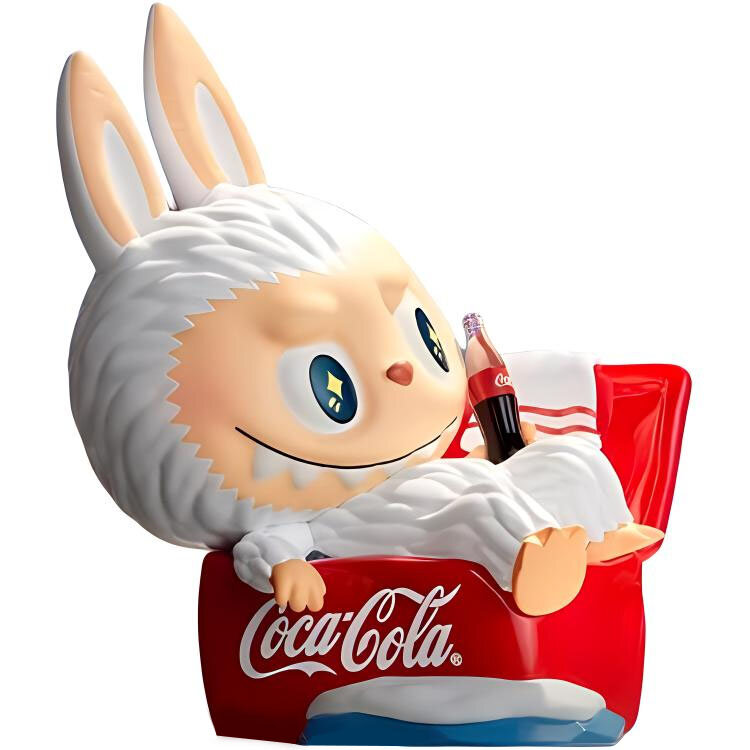 Кукла унисекс POP MART Labubu THE MONSTERS Coca Cola Collection, Confirmed-Exclusive Sofa (Open)
