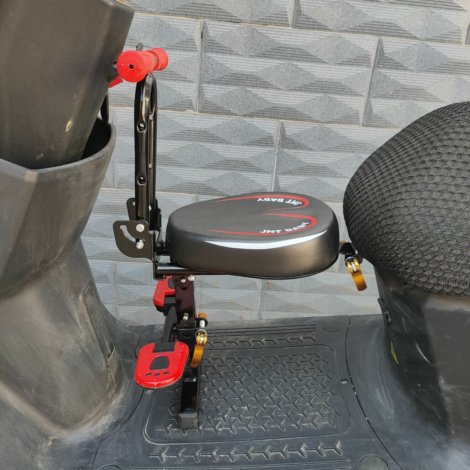 Детское сиденье для электрического мотоцикла Meitong, складное сиденье для скутера, переднее сиденье для маленького мотоцикла-черепахи