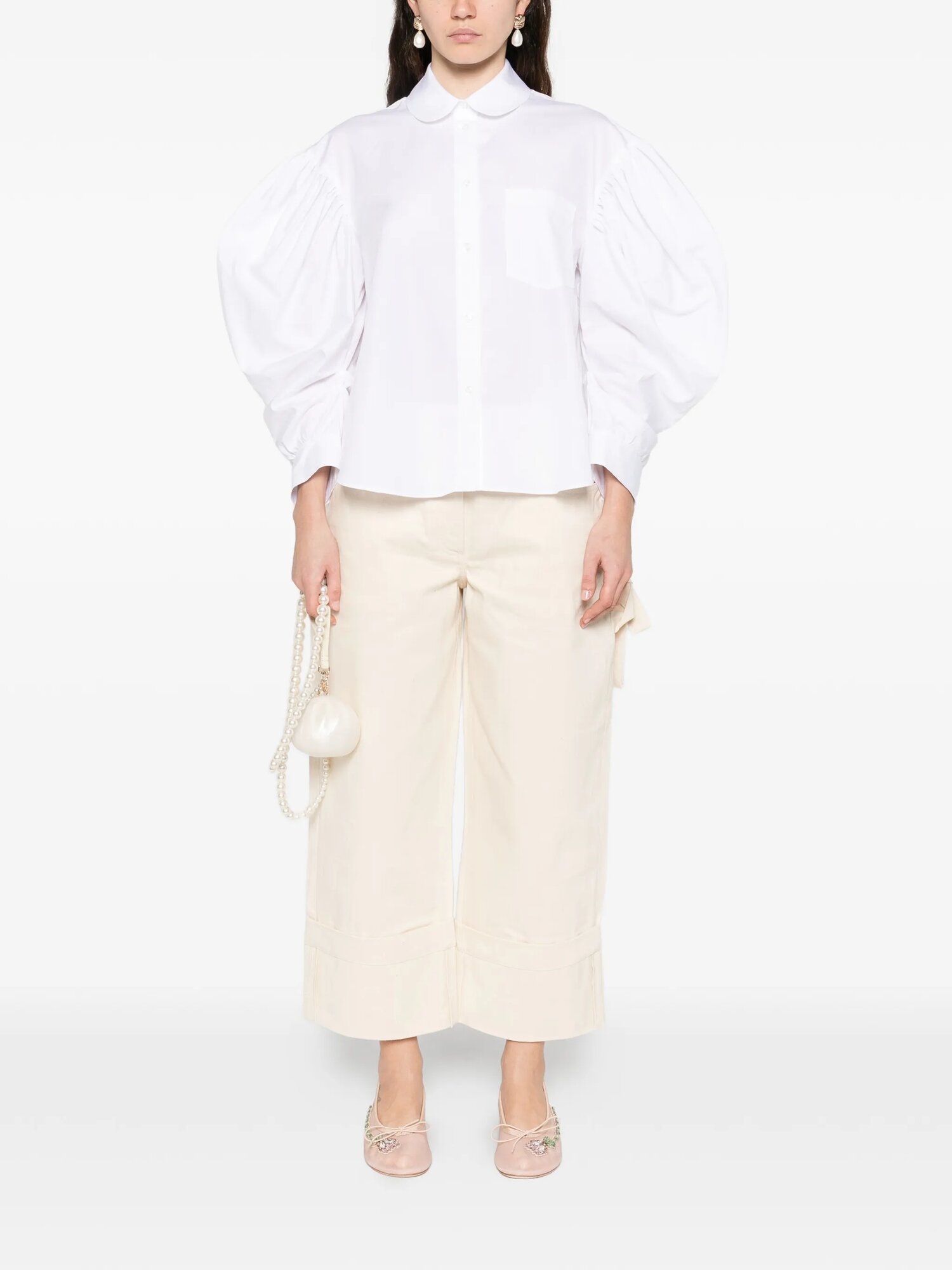 Джинсы Simone Rocha Belt-loop jeans, размер 12, разноцветный — фото 1