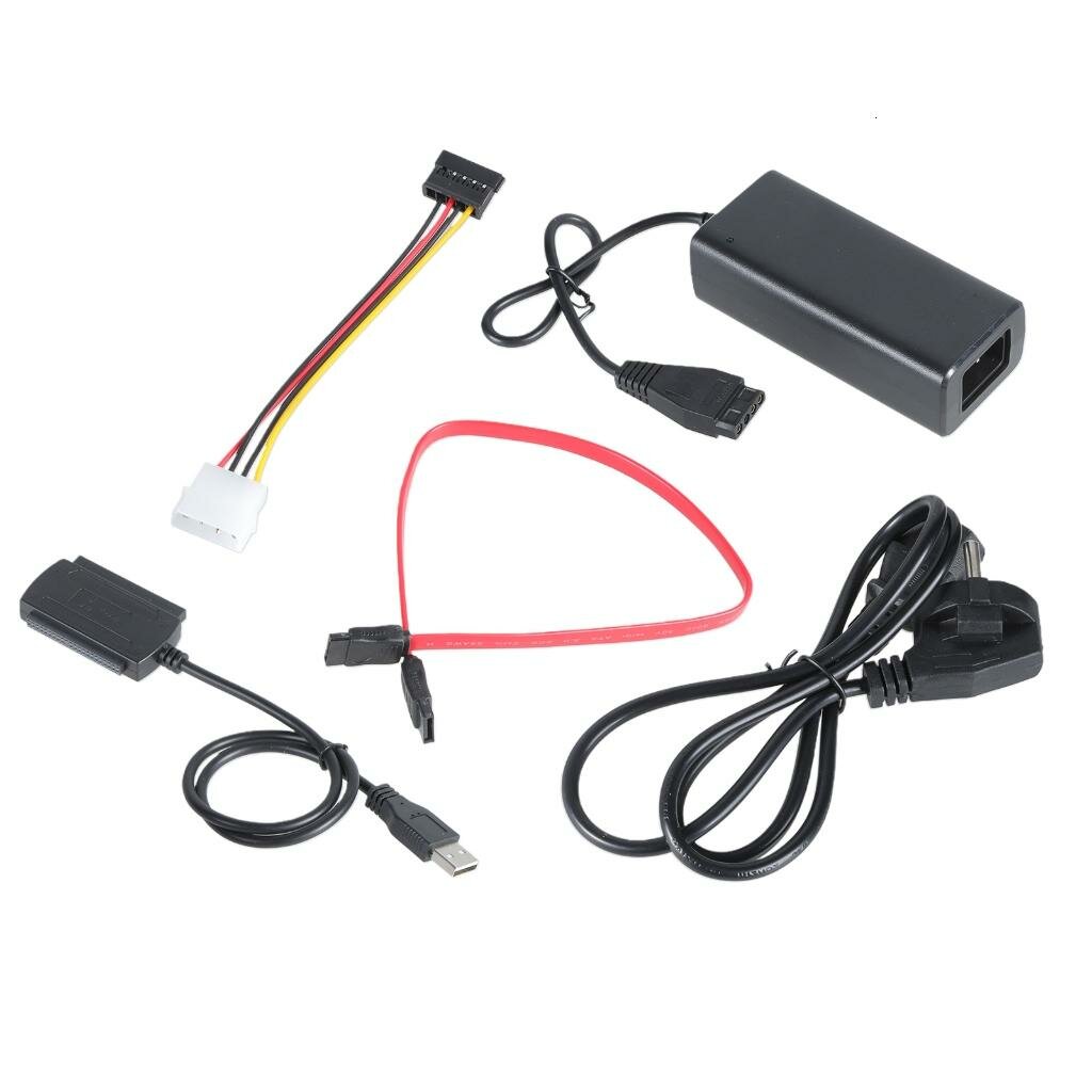 Комплект переходников SATA/PATA/IDE на USB, Полный набор аксессуаров европейского стандарта