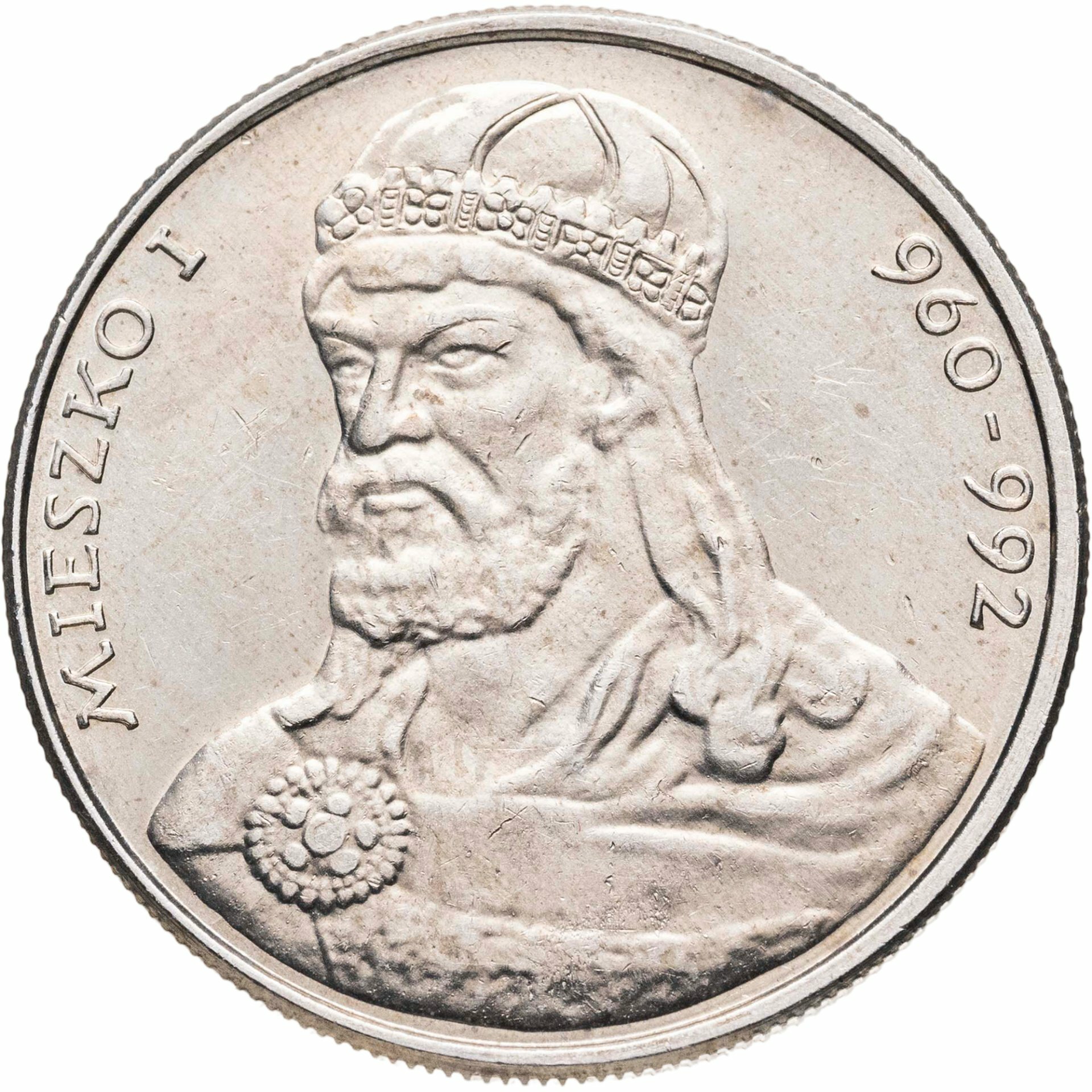 Польша 50 злотых zlotych 1979 Польские правители - Князь Мешко I, Мельхиор медь-никель, в сохранности AU-UNC
