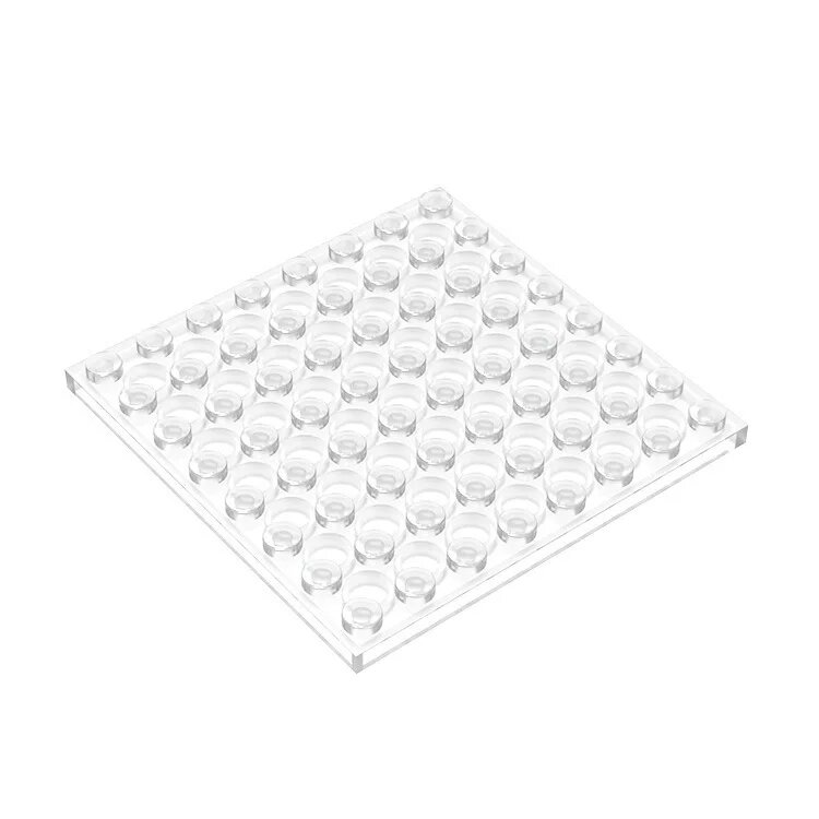 Конструктор Eske Kouri GoBricks 8x8, Белый, Trans-Clear(180)