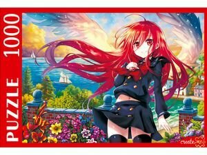 Пазл 1000 деталей Красивая аниме девушка