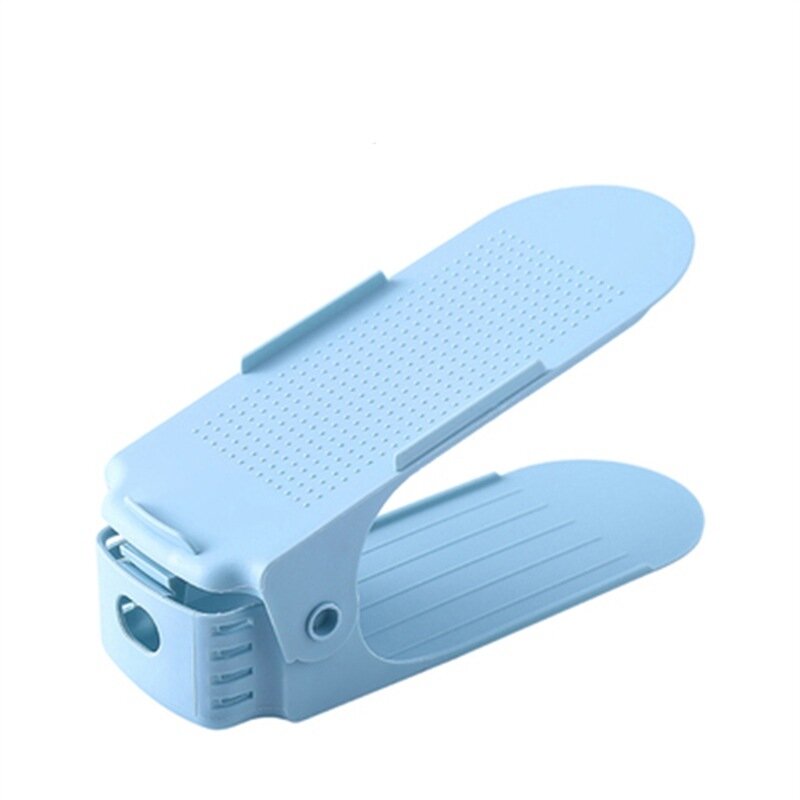 Складная обувная полка для хранения, экономия пространства, двухслойная регулируемая обувная подставка, обувной шкаф, многоуровневый органайзер для обуви