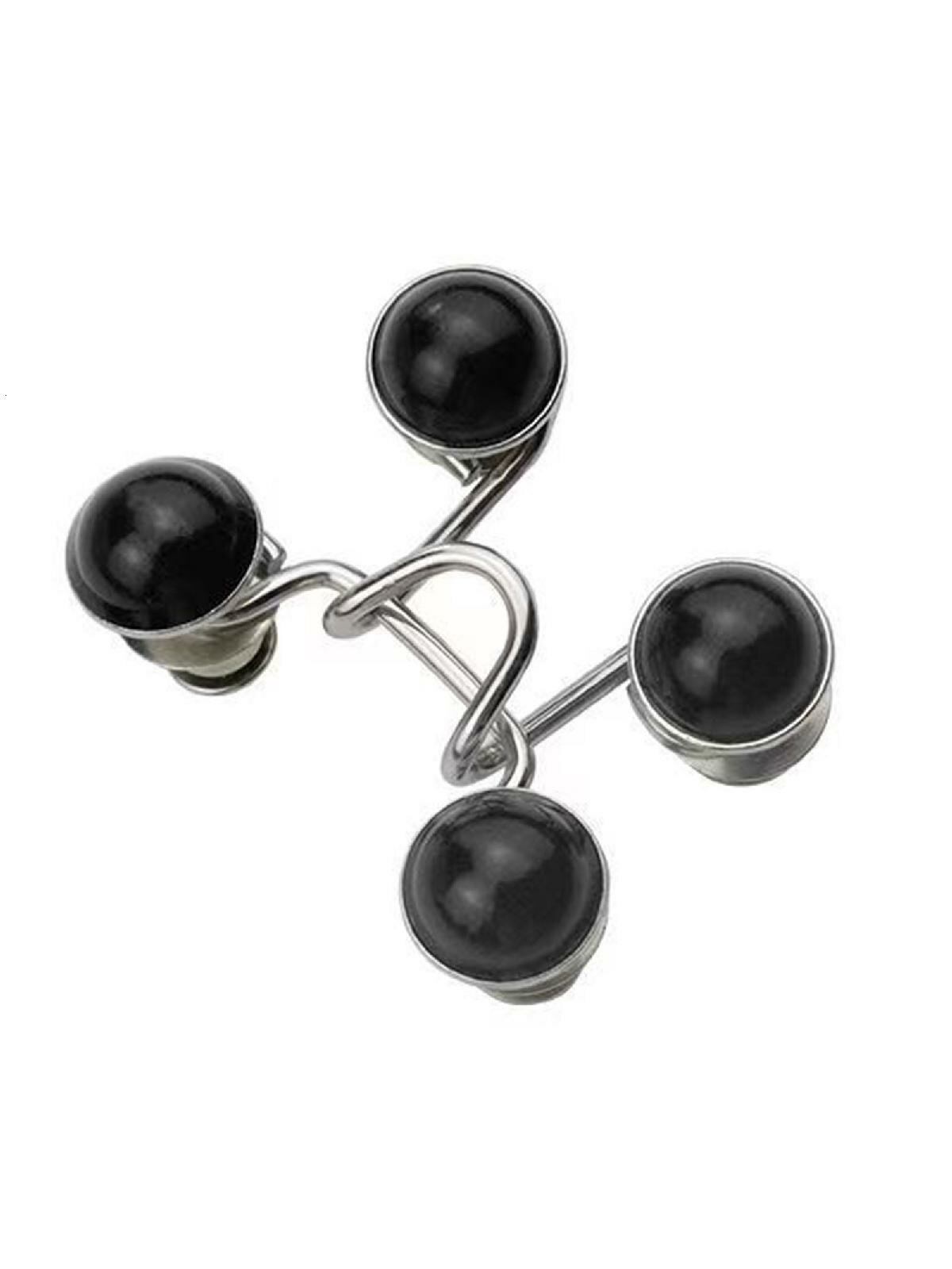 Застёжки-клипсы для штанов, Черная жемчужина - Маленький