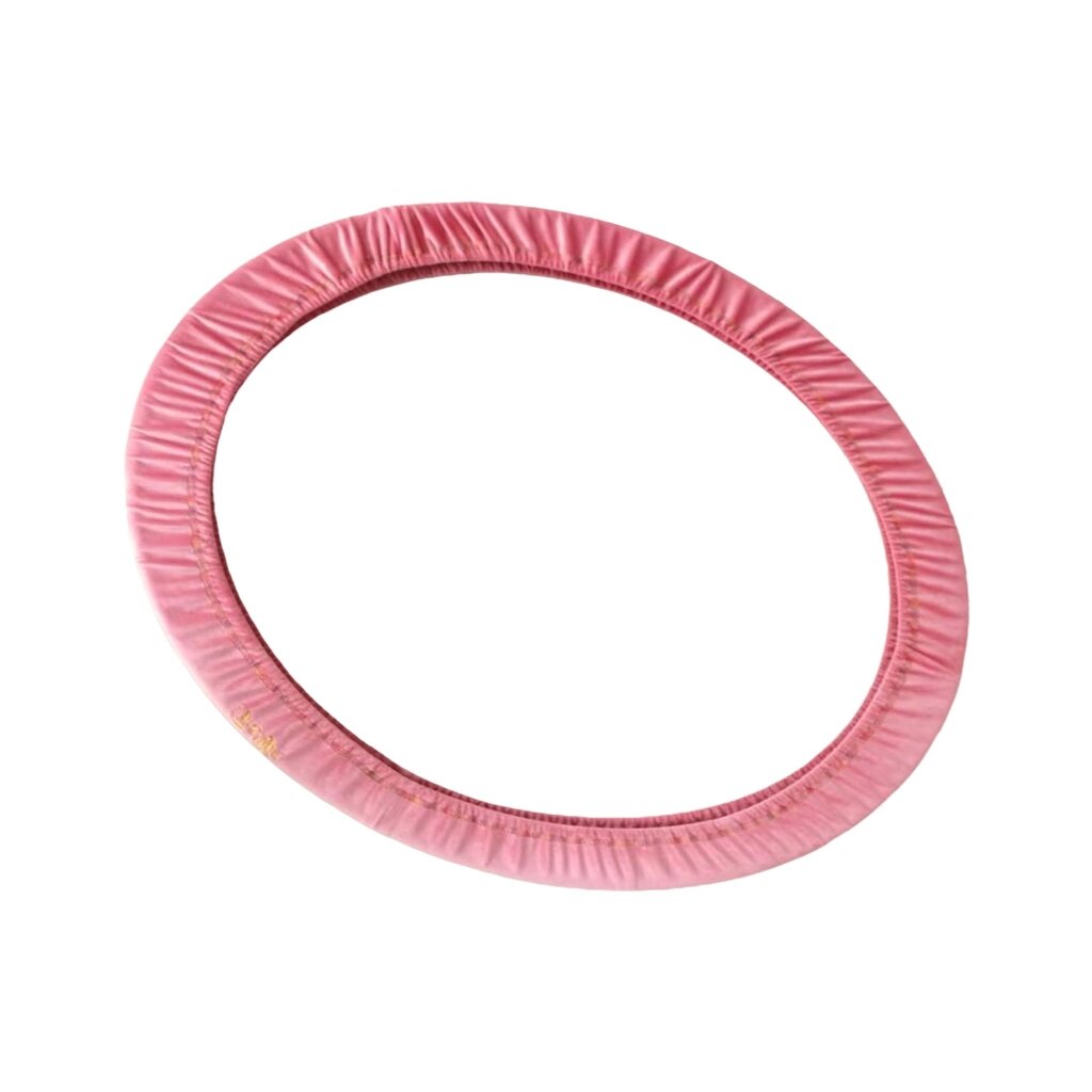 Кольцо для художественной гимнастики золотое бархатное защитное Покрытие для лица-Розовый