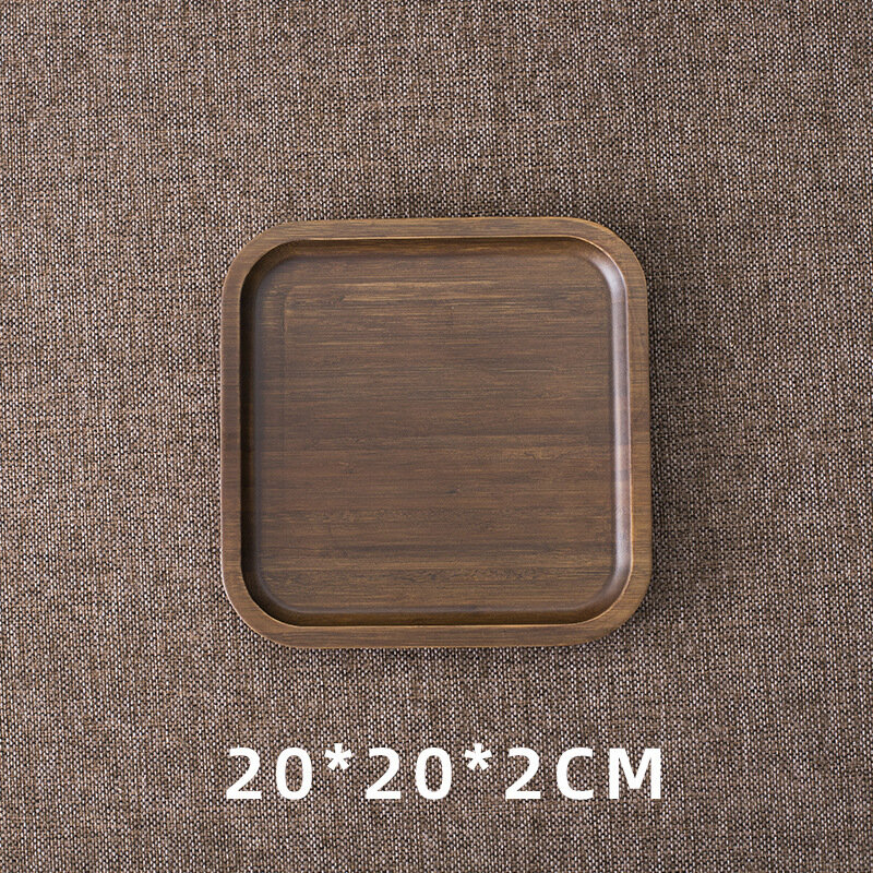 2026 Новейший бамбуковый поднос для чая, поднос для чашек в гостиной, поднос для чайной комнаты, высококачественный поднос для закусок, поднос для хранения, обеденный поднос из бамбука