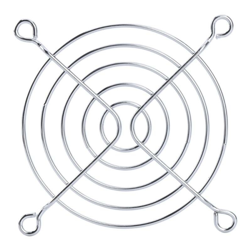 Серебристая решетка для вентилятора 80 мм (1 шт)