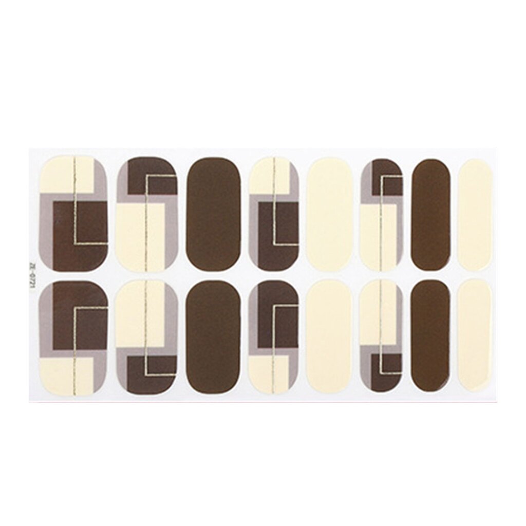 Пленка для лака для ногтей, бронзирующая наклейку для ногтей лаком для ногтей-ZE0721