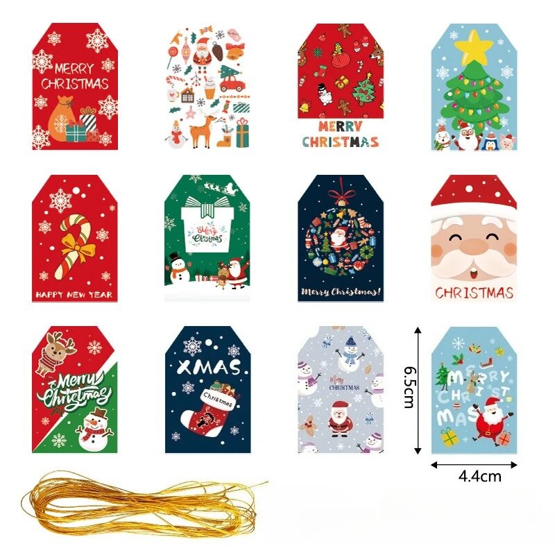 Рождественские открытки с героями мультфильмов Type B 48pcs