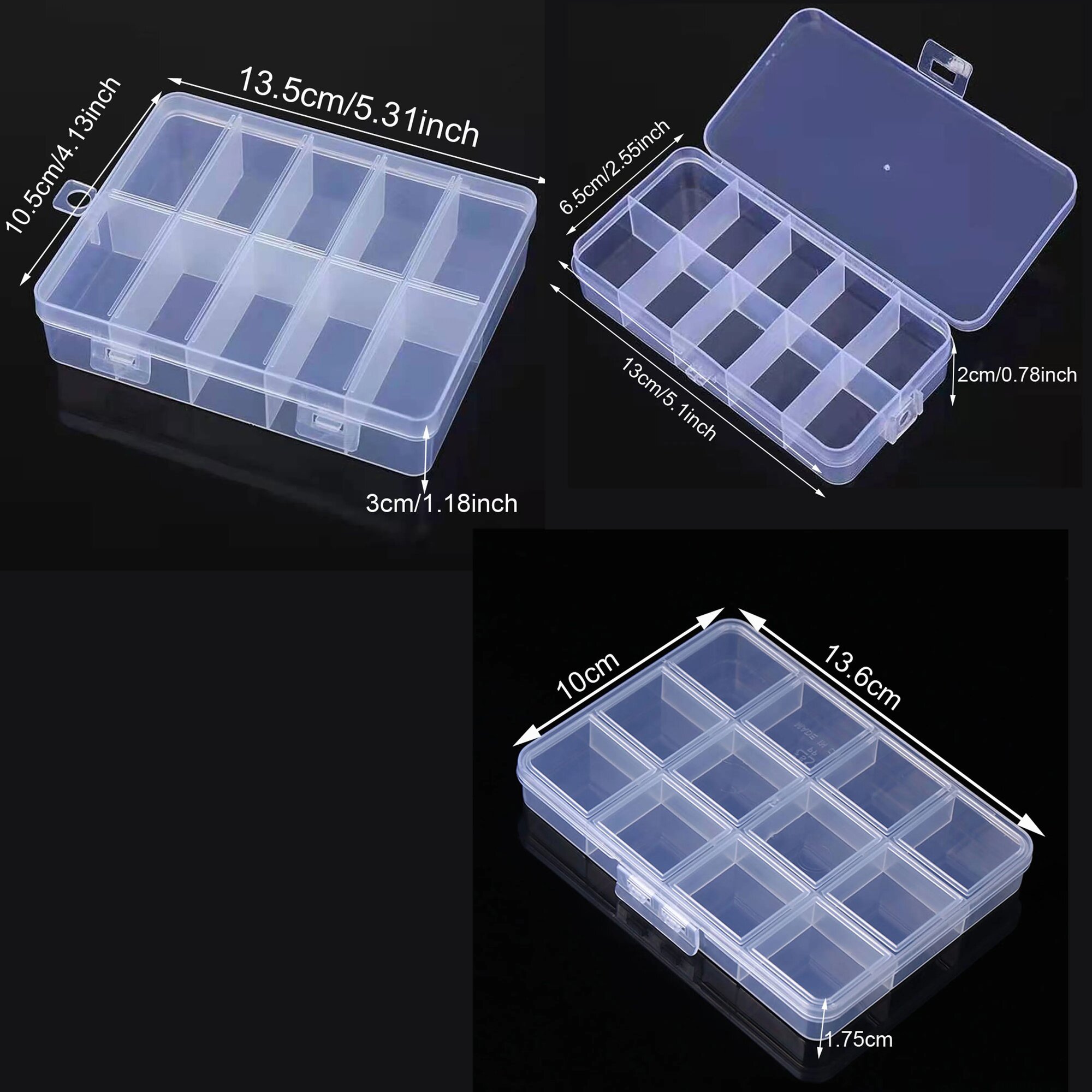 Ящик для бусин 12 grids 1pc — фото 1