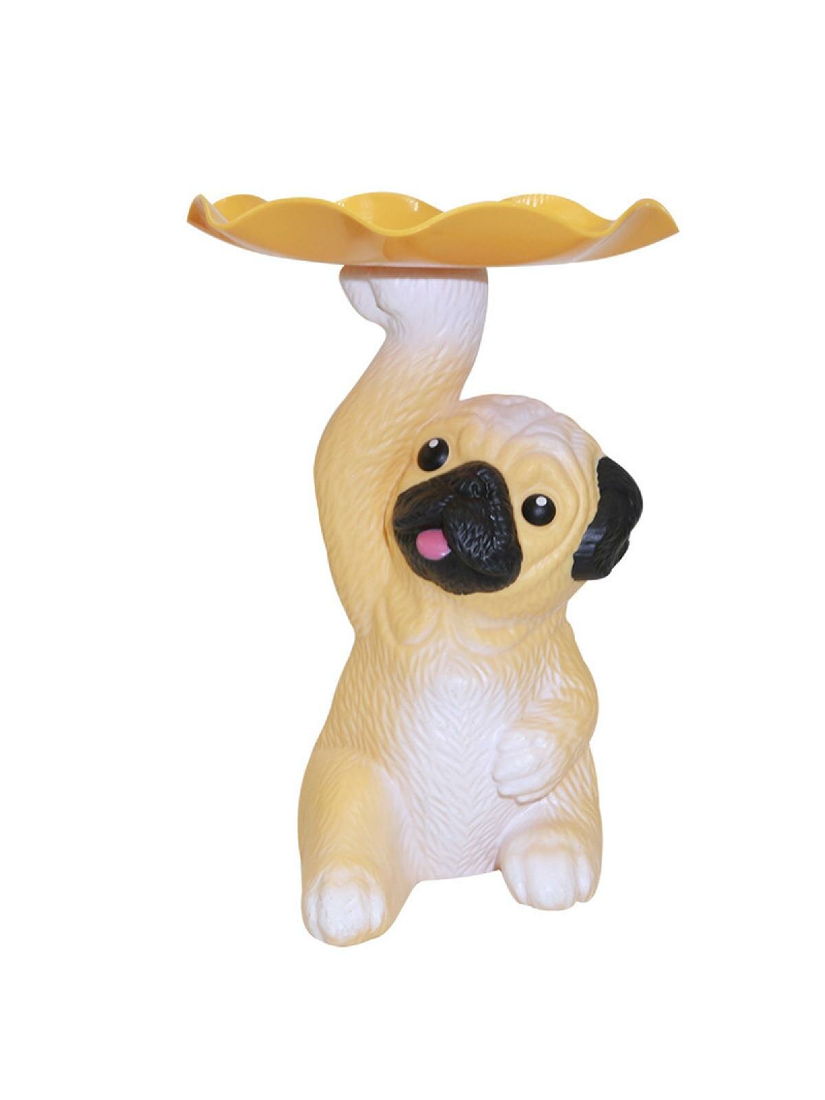 Статуэтка собаки из смолы, фигурки собаки, скульптуры, органайзеры для ключей, конфет