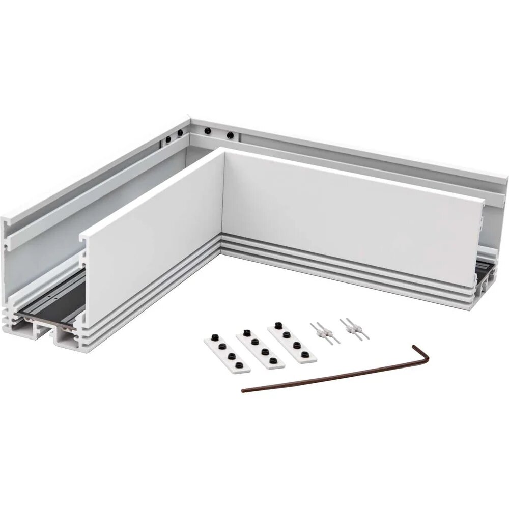 Угловой коннектор SWG потолочный, SY, Белый Муар SY-601901-CN-WHMR-PCB