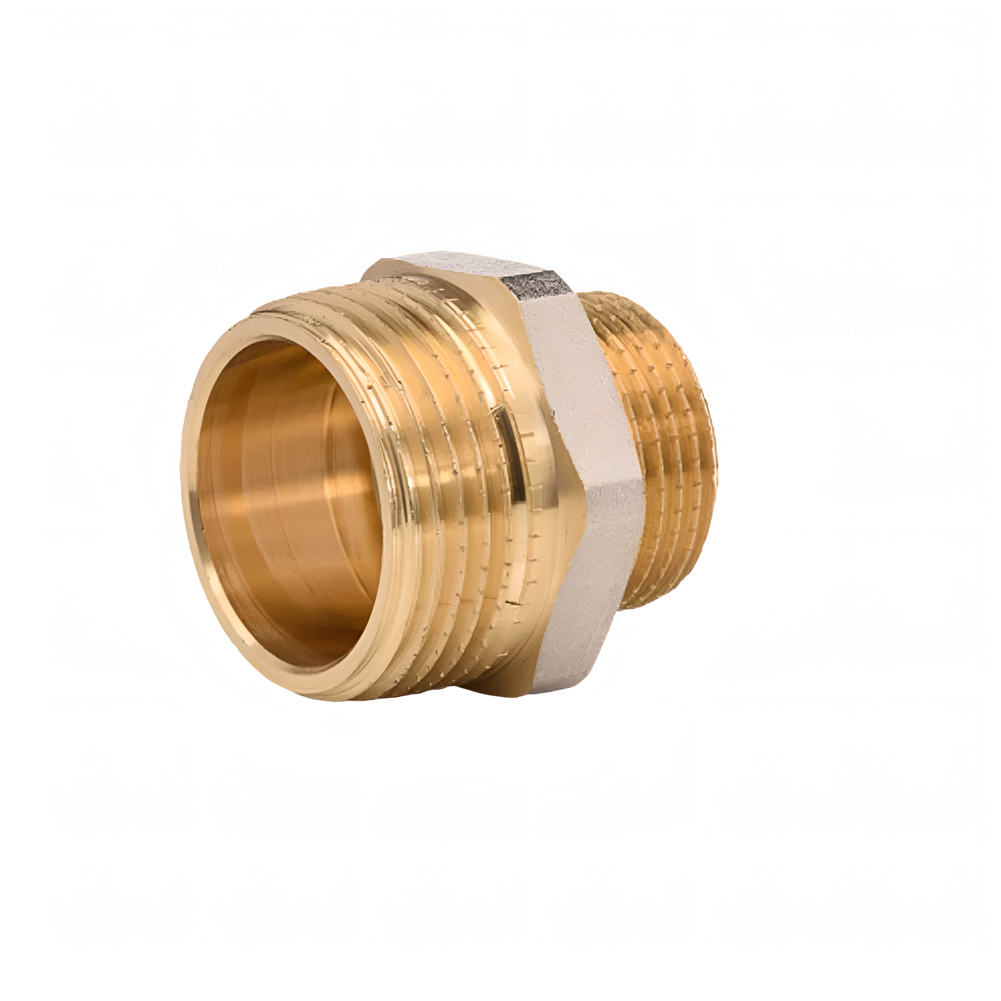 Фитинг для труб резьбовой Ниппель 1 1/4" нар-нар TST, латунь