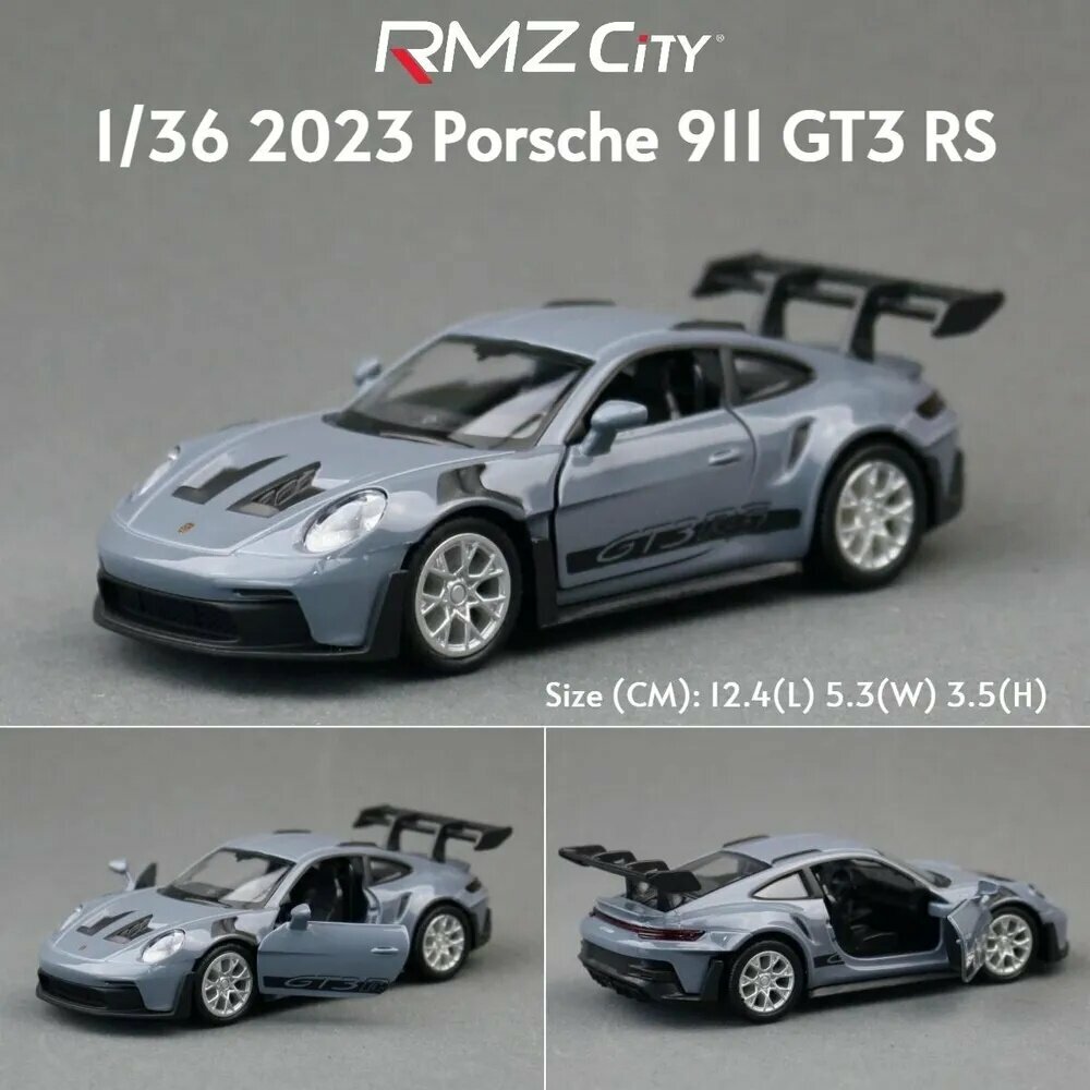 RMZ CITY 1:36 Коллекционная металлическая машина Porsche 911 GT3 RS