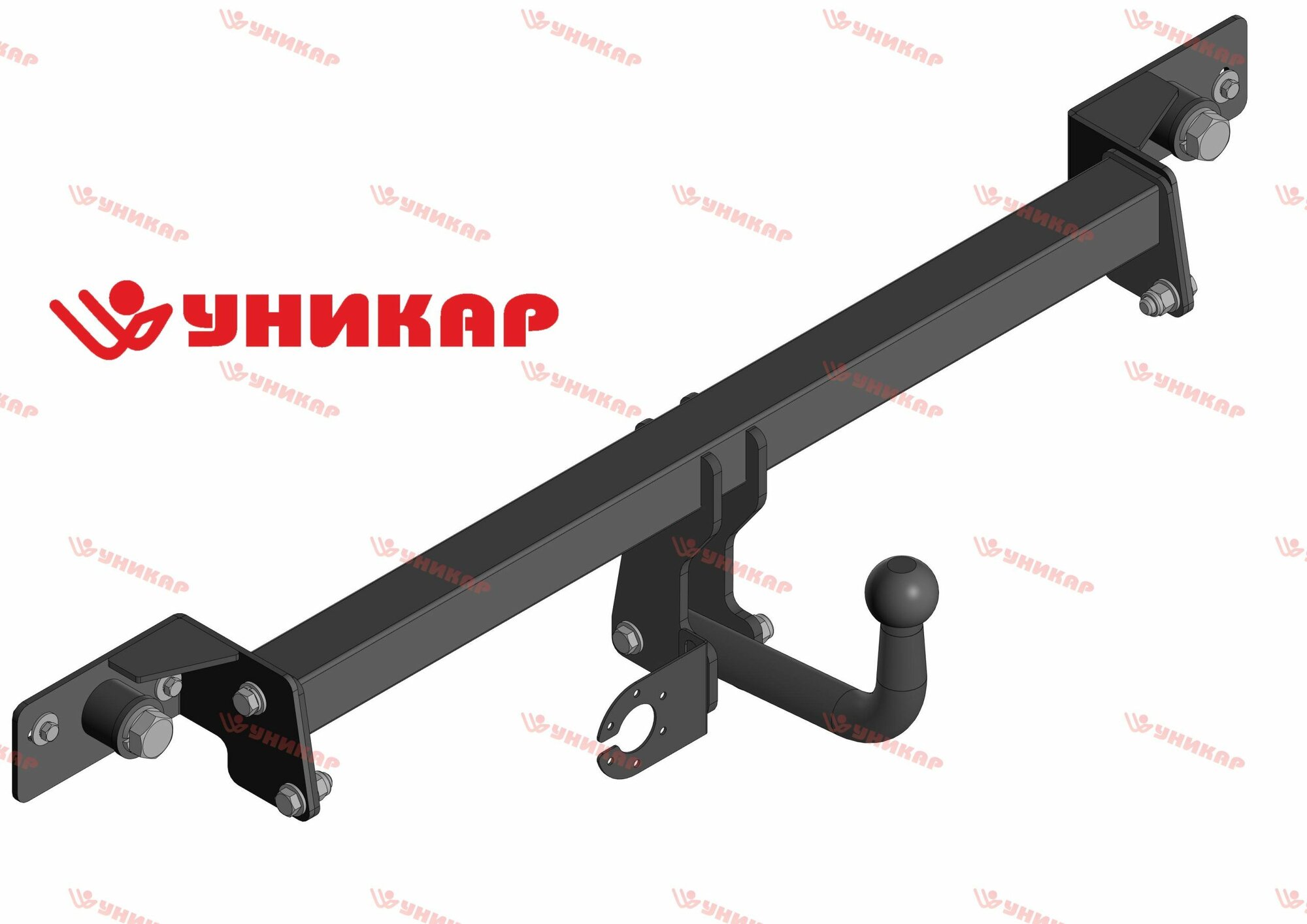 Фаркоп для Lada Vesta NG (2022-) седан/универсал/cross "Уникар" 06180A