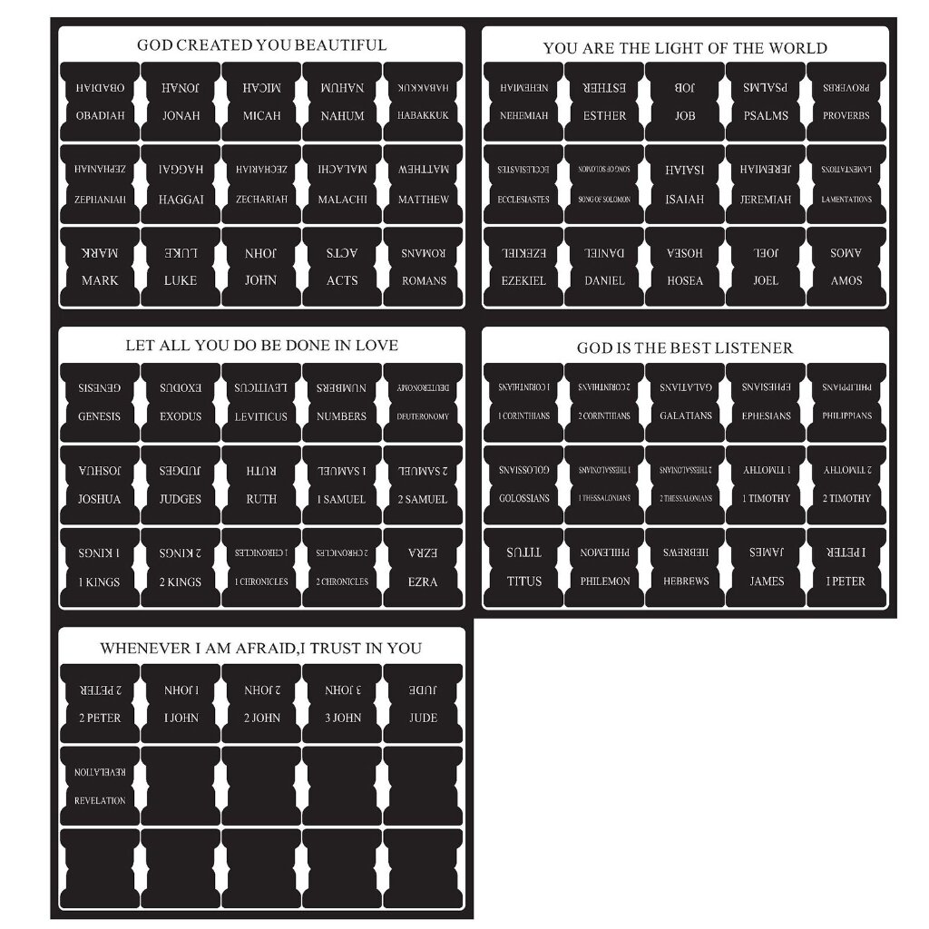 Вкладки с библейским индексом Вкладки с библейскими разделителями Вкладки с ламинированными библейскими этикетками Легко читаемые принадлежности для ведения библейского журнала для девочек