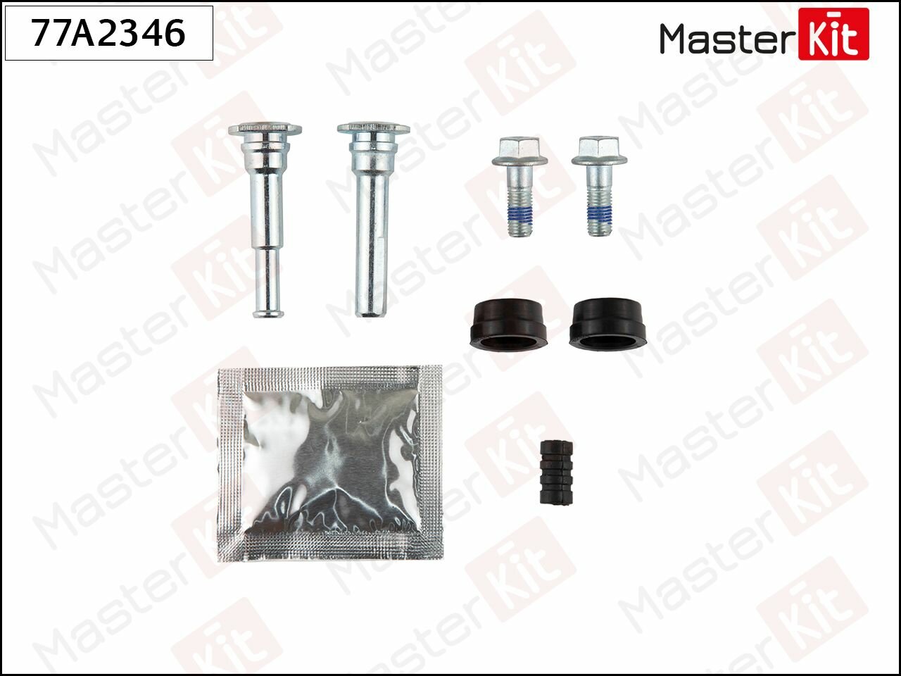 Комплект направляющих тормозного суппорта Kia PICANTO SA 2004 - MasterKit 77A2346