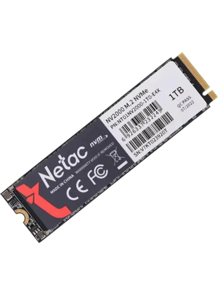 Накопитель SSD NV2000 PCIe 3 x4 M.2 2280 NVMe 3D NAND 1TB
