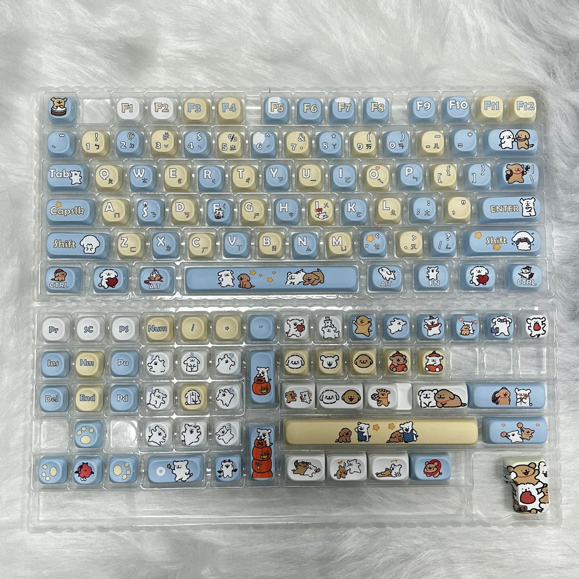 Новая клавиатура Hello Kitty с сублимацией, совместимая с MOA, проводная, с индивидуальными клавишами, высокая эстетика, милая для девочек