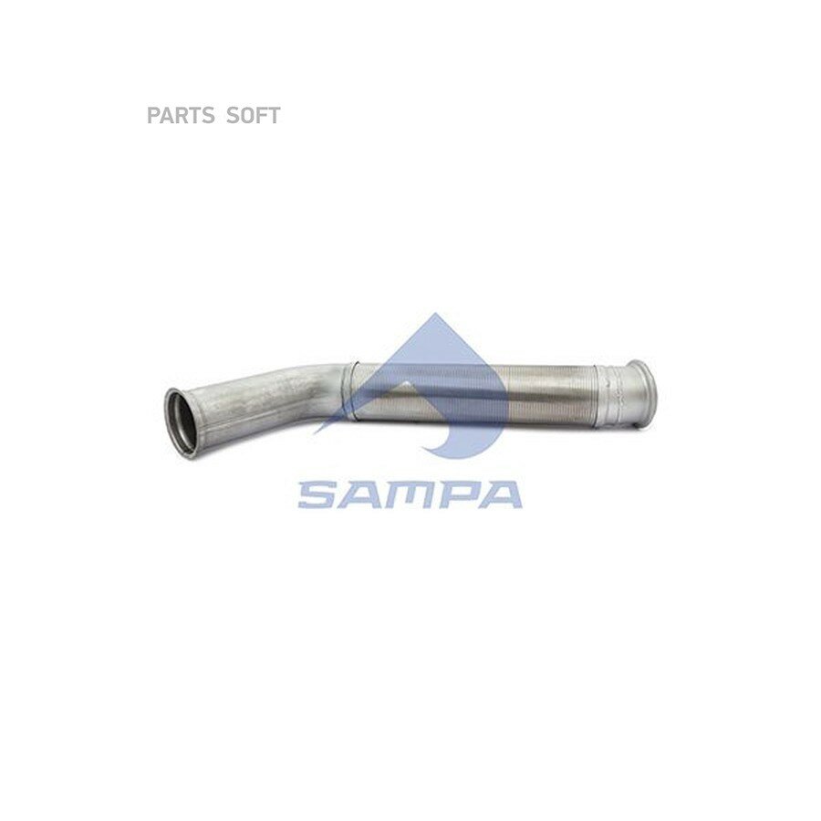 Труба глушителя DAF от официального дистрибьютора, SAMPA, артикул 050461