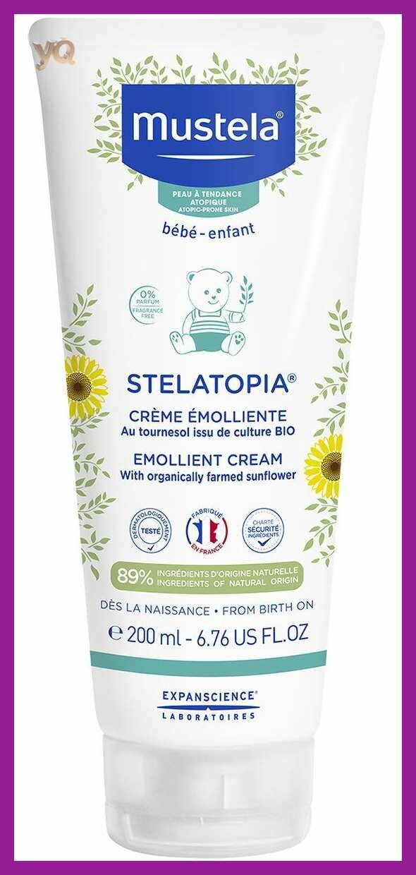 Крем смягчающий Mustela Stelatopia, 200 мл