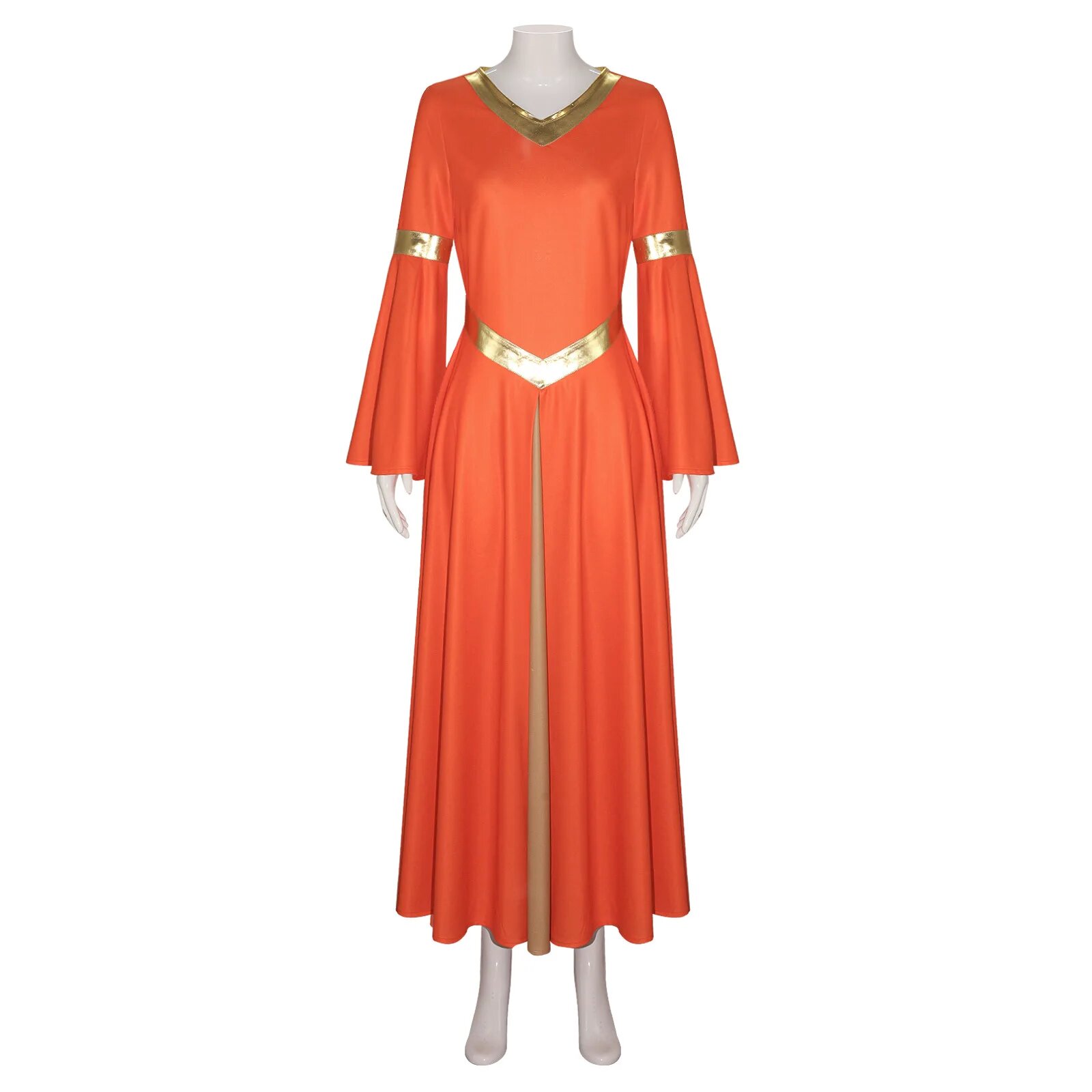 Мужской ангельский костюм YiNuo Оранжевый, XL, C3