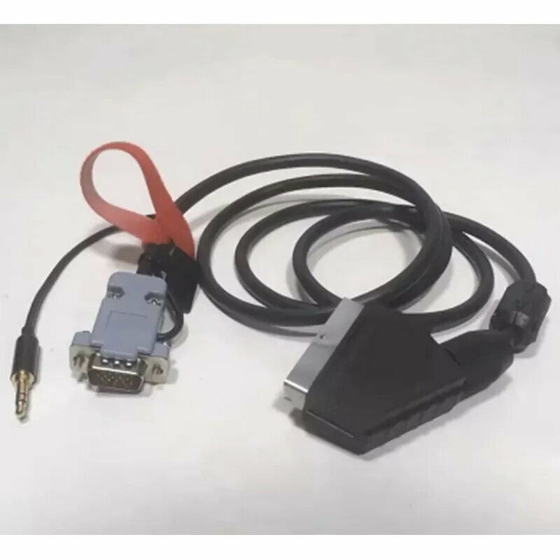 Кабель Mister FPGA VGA-SCART RGB/RGBS для компьютера семейства FC FPGA с электронно-лучевой трубкой Emudriver для ПК с низким разрешением из чистой меди 3,5 мм аудио