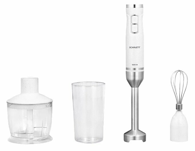 Блендер Scarlett SC-HB42F69, 800Вт, с венчиком, измельчителем