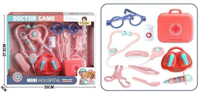 Набор доктора MEDICAL CLINIC с дефибриллятором