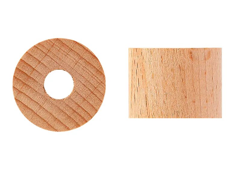 Втулка деревянная, D 20 мм, бук (20 шт/уп).