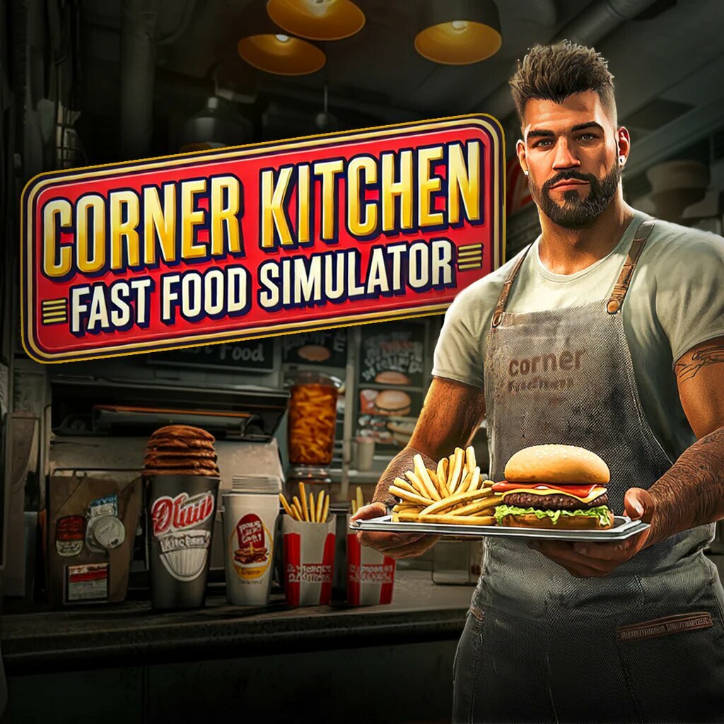 Corner Kitchen Fast Food Simulator для Sony PlayStation | PS5 на русском языке | Игра навсегда | Быстрая доставка