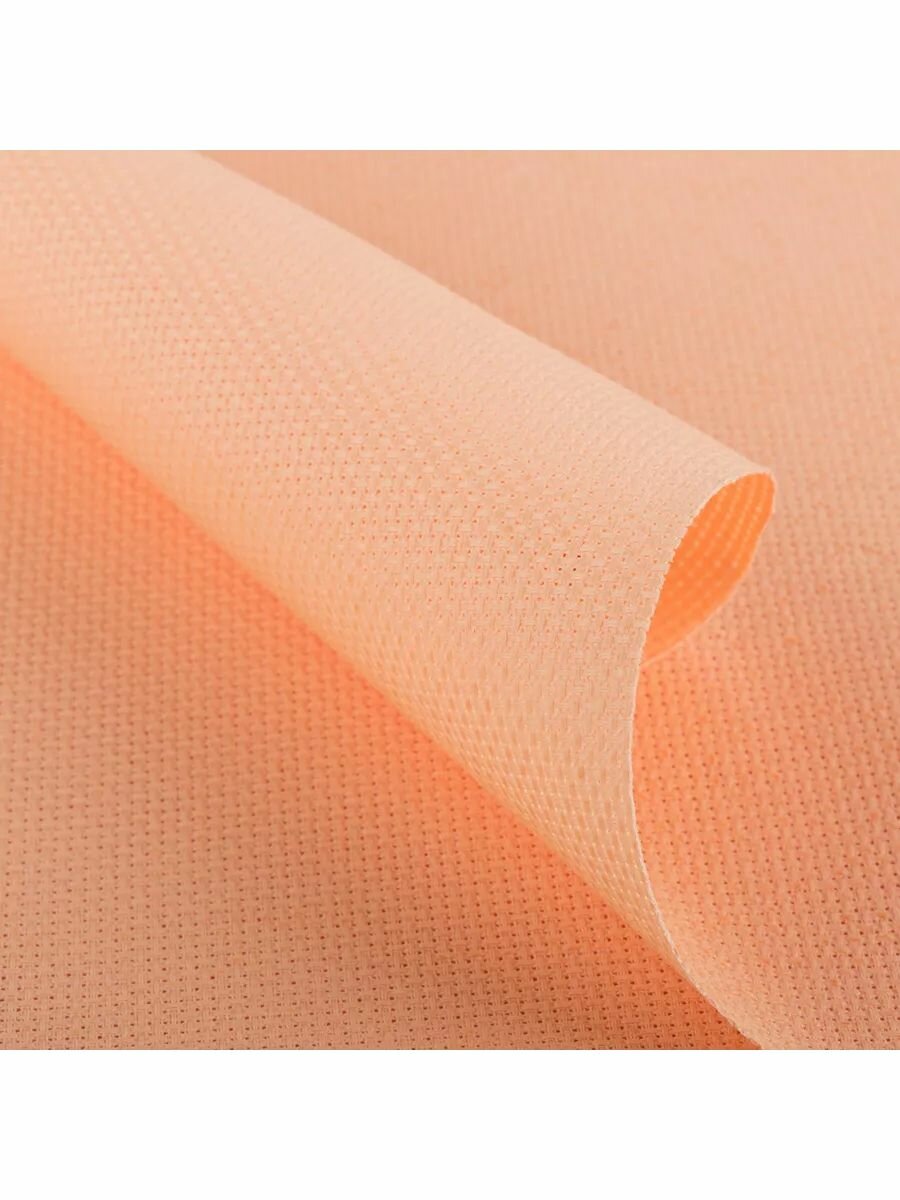 Канва Aida 14 ct. цвет персиковый, размер: 35x50 см.