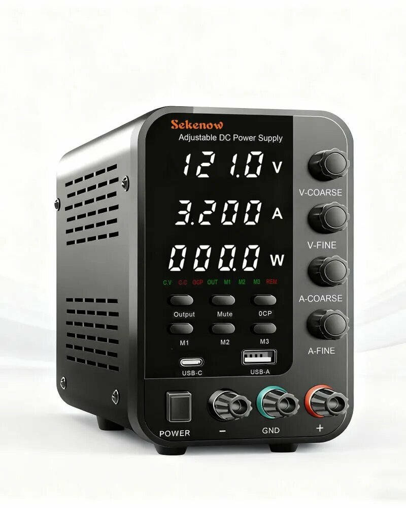 Лабораторный блок питания 120B 3A 360Вт Источник постоянного тока регулируемый вертикальный настольный стабилизатор