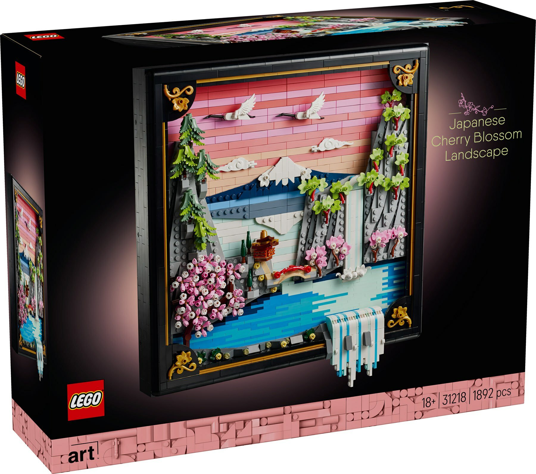 Конструктор LEGO Art 31218 Пейзаж с цветущей японской сакурой,1892 дет.