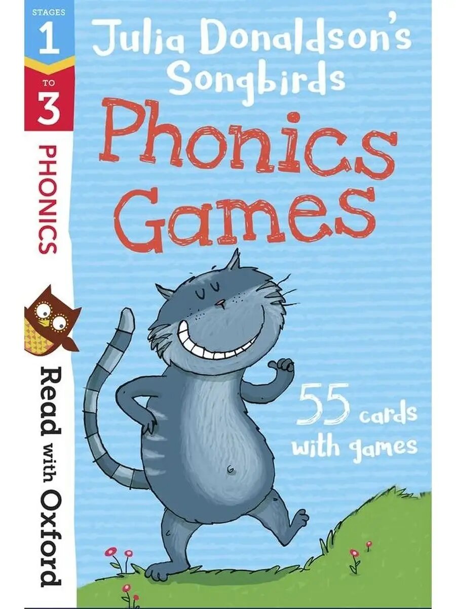Julia Donaldson's Songbirds Phonics Games Flashcards | Рекомендуемый возраст: 3-5 лет.