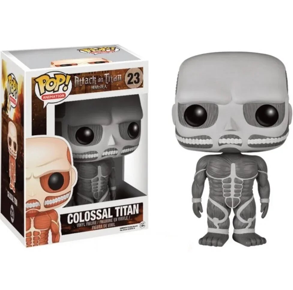 POP Attack On Titan Battle Levi фигурки 23 with box Grey
