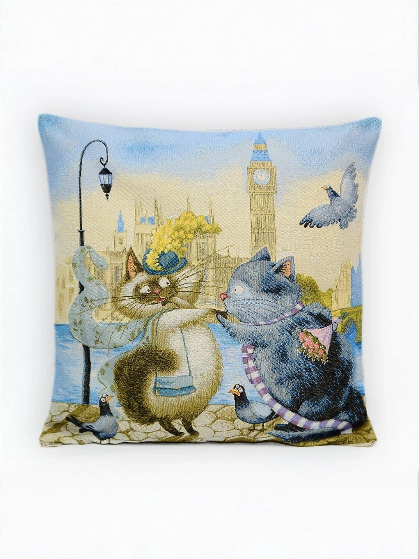 Декоративная гобеленовая наволочка "Свидание" 45*45 MIDA VANERI