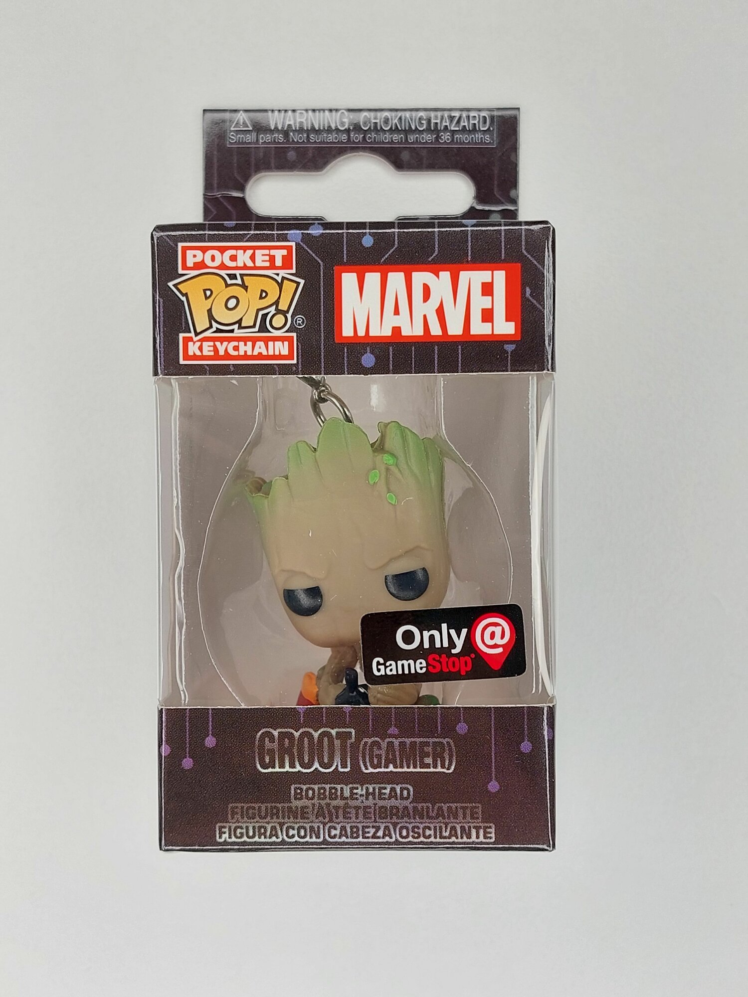 Брелок Грут геймер Guardians of the Galaxy 1- Groot Gamer Keychain