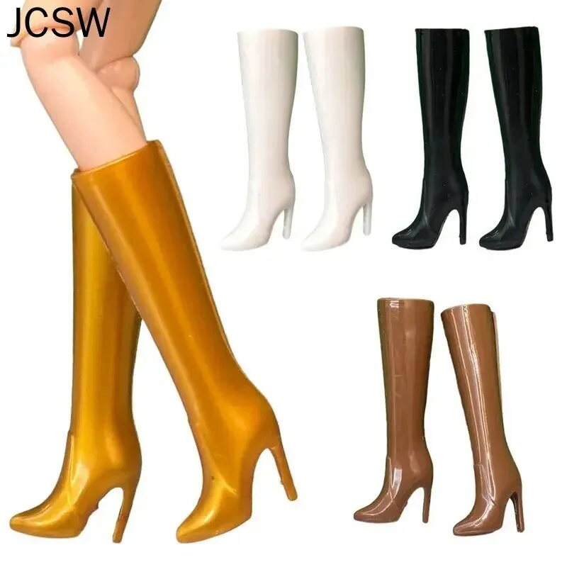 4 Пары туфель для куклы Барби, 1/6 Кукольных сапожек, Аксессуары