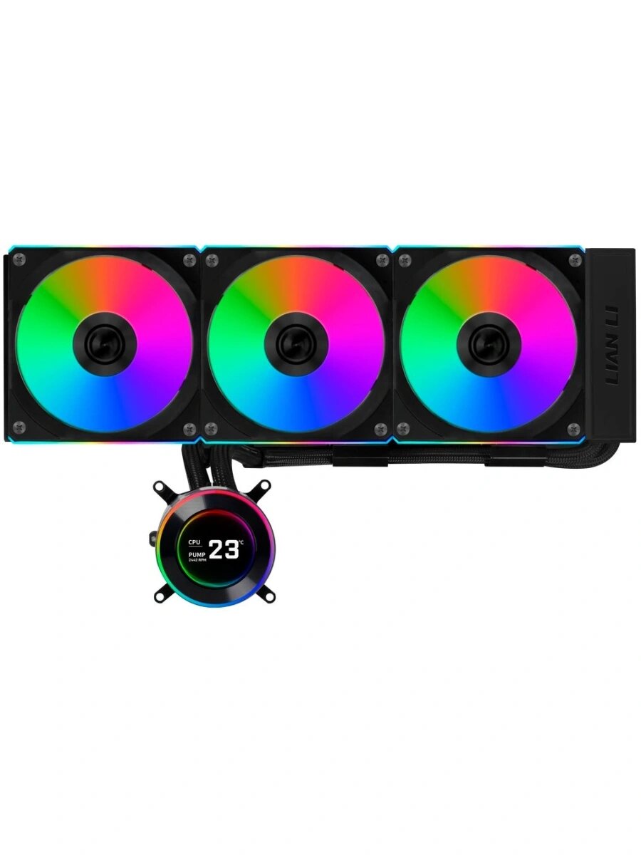 Система водяного охлаждения Lian-Li HydroShift II LCD-C 360CL ARGB Soc-AM5/AM4/1700/1851 черный 4-pi