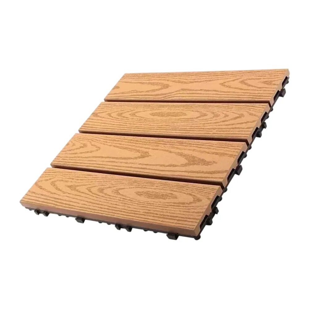 Водонепроницаемая композитная деревянная доска для террасы Устойчивая к солнцу Безопасное покрытие