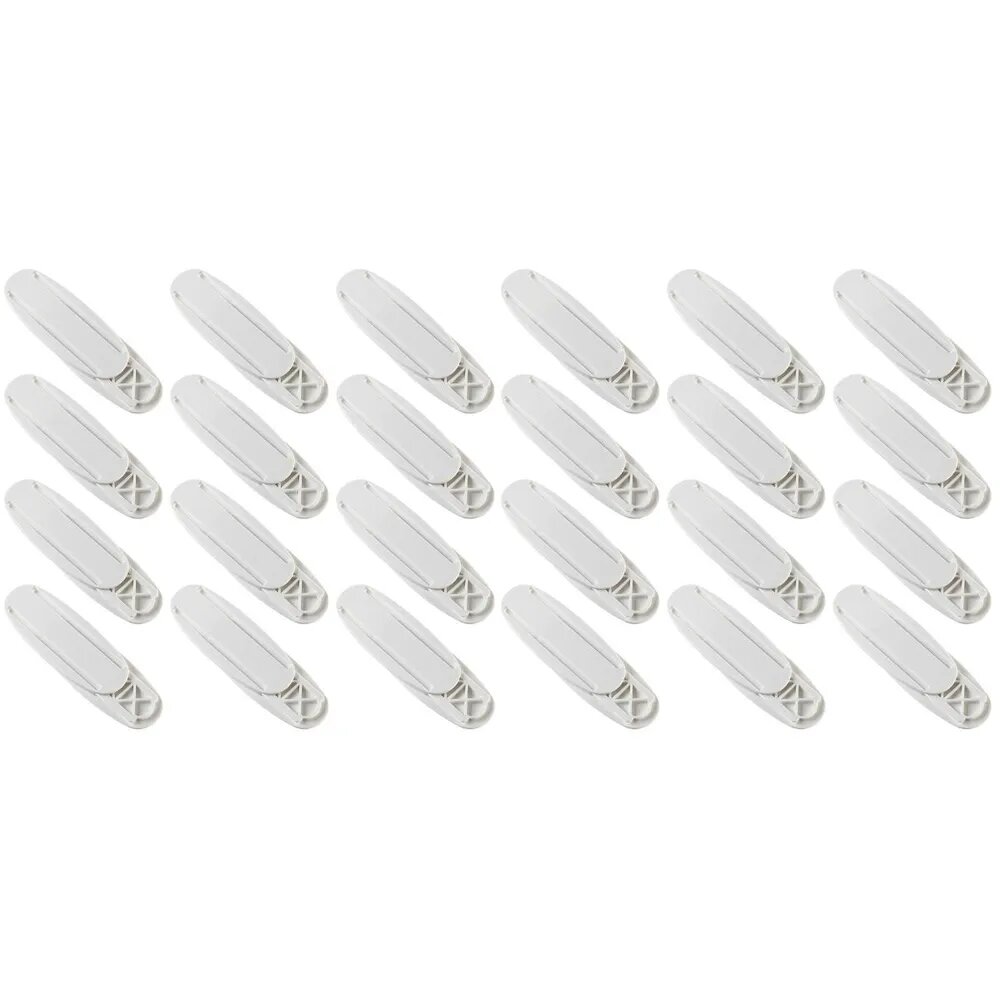 Пластиковый держатель для кабеля и удлинителя с клеевой основой для домашнего использования, 24 шт