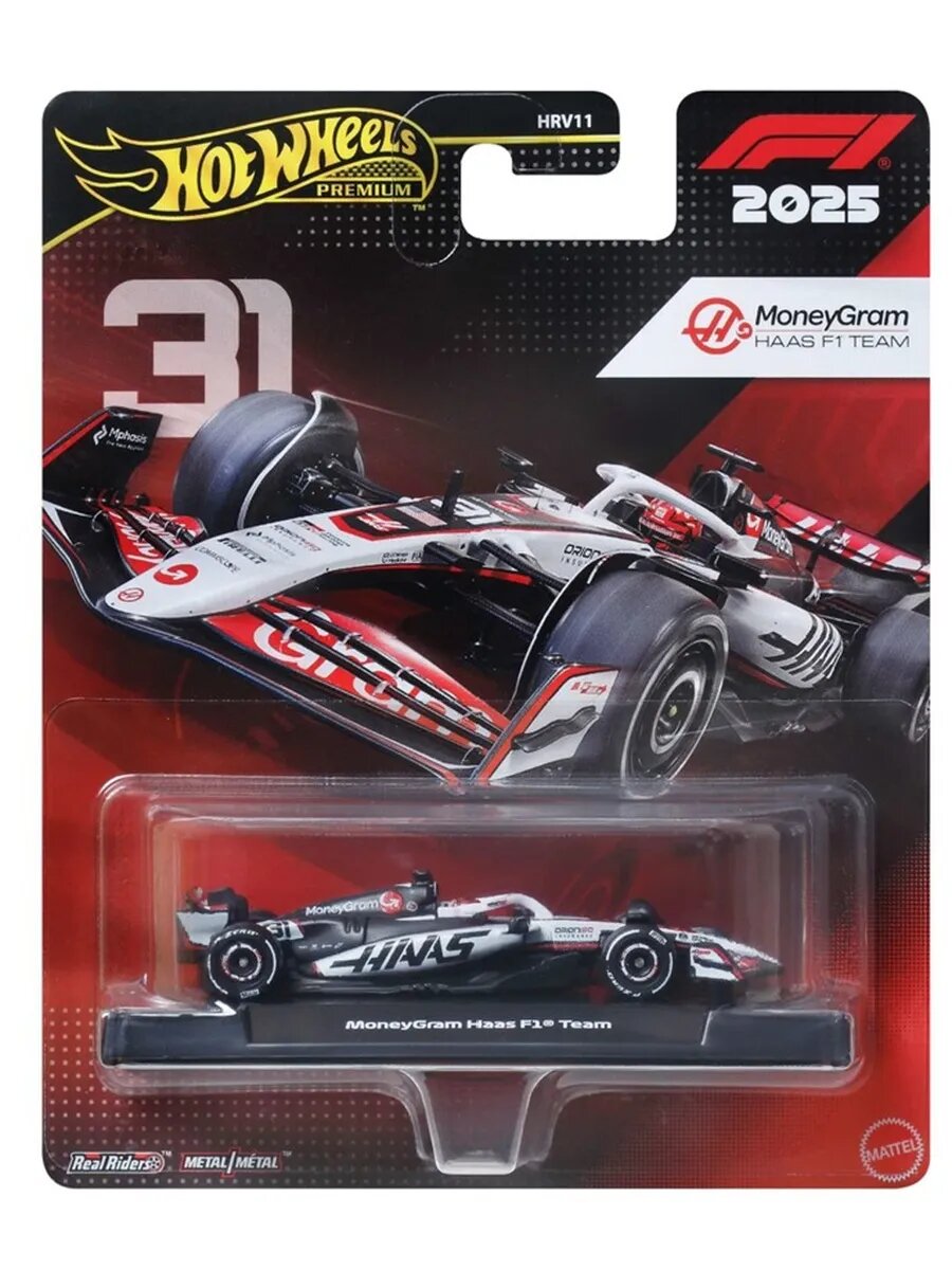 Машинка коллекционная MoneyGram Haas Formula 1 Team Haas 31