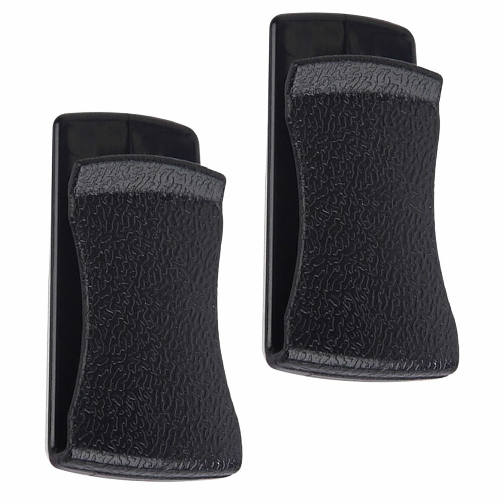 Многофункциональный автомобильный держатель для карт, документов и чеков, держатель для карт, держатель для кабелей передачи данных, держатель для карт доступа, текстура под кожу, 1 пара.