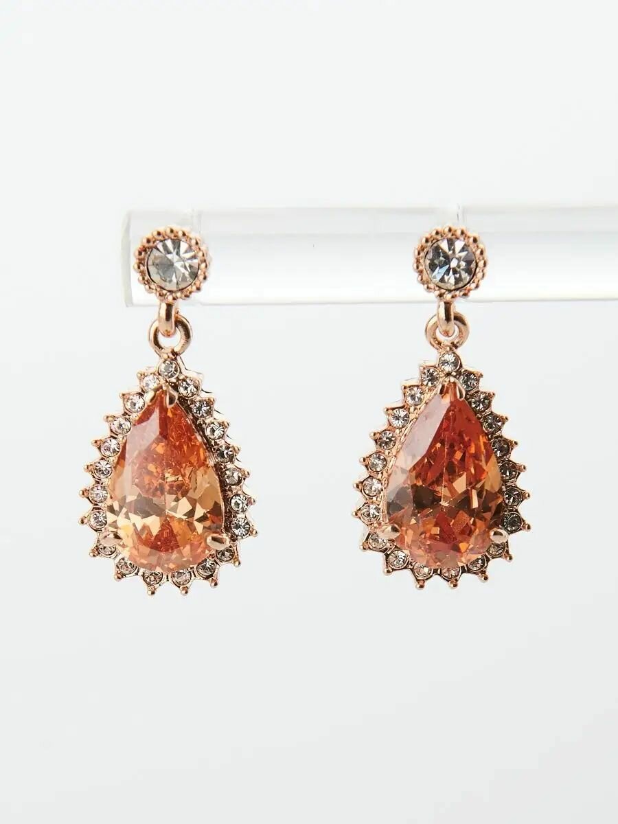 Серьги MONASHOP, фианит
